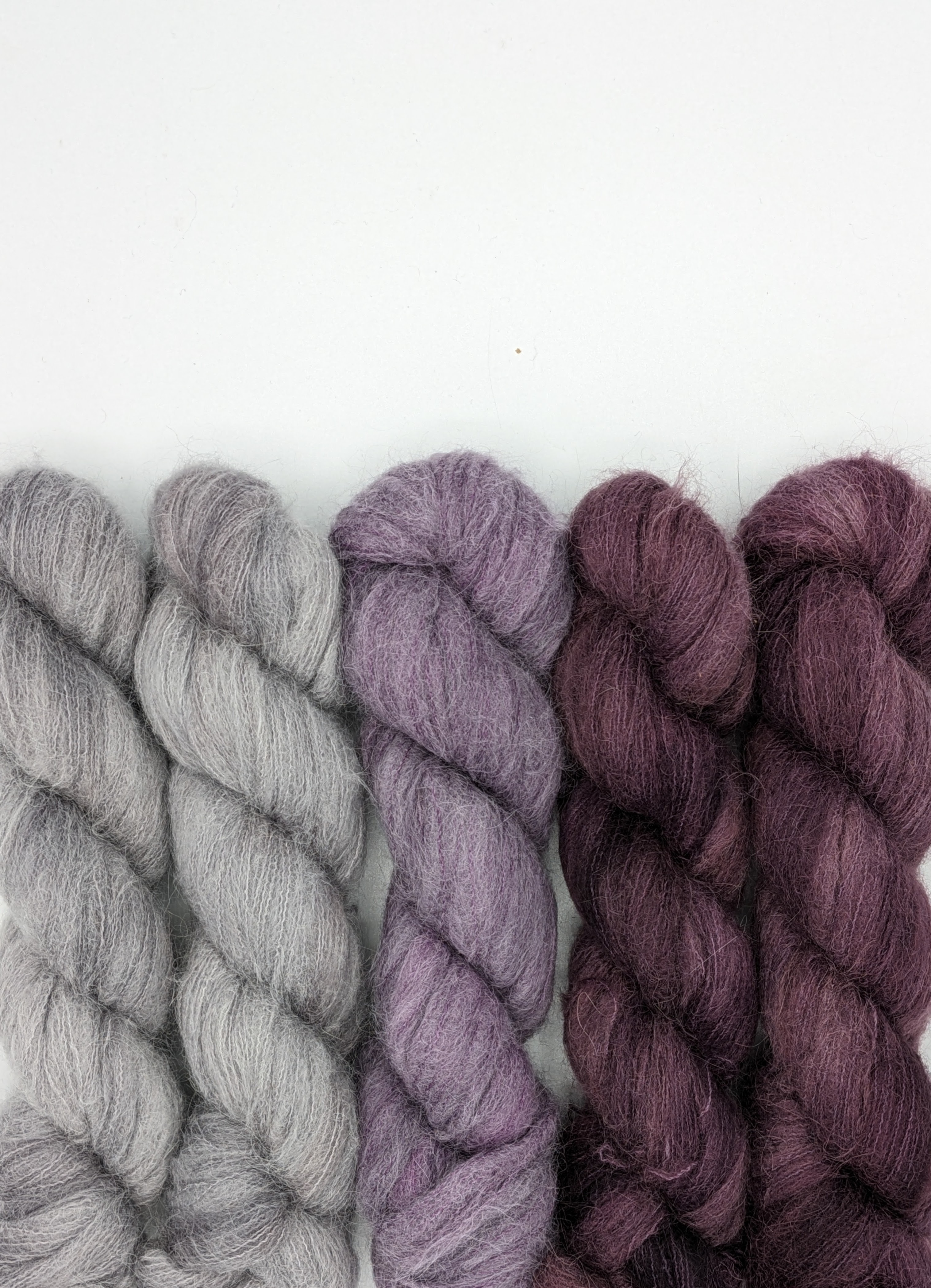 Suri Silk Yarn Collection | Hand-Dyed Suri Silk Yarns | MakerWool